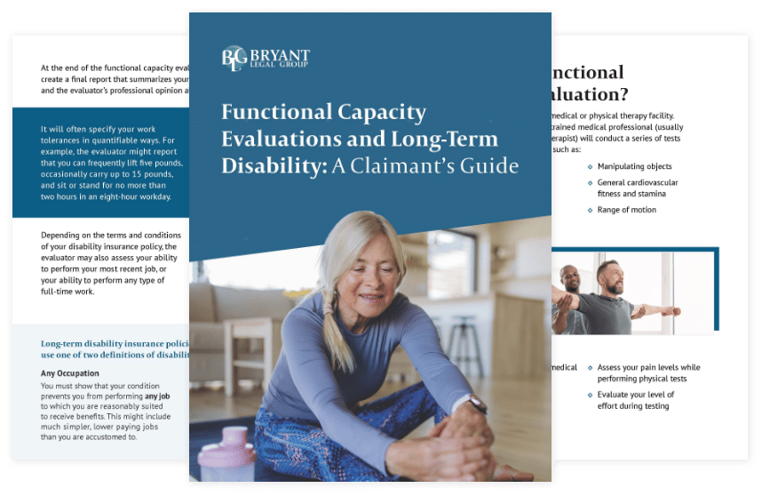 Functional Capacity Evaluations and Long-Term Disability: A Claimant’s ...